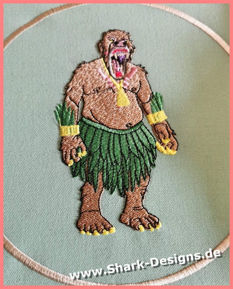 Stickdatei Eloko in 7 hungrigen Größen