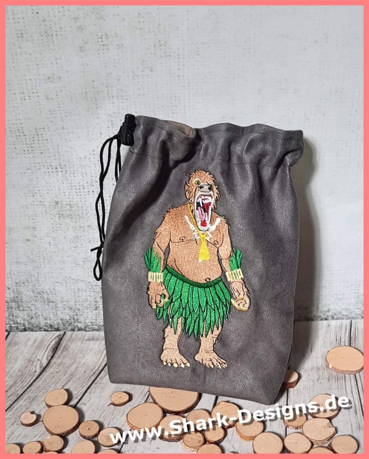 Embroidery file Eloko in 7 hungry sizes