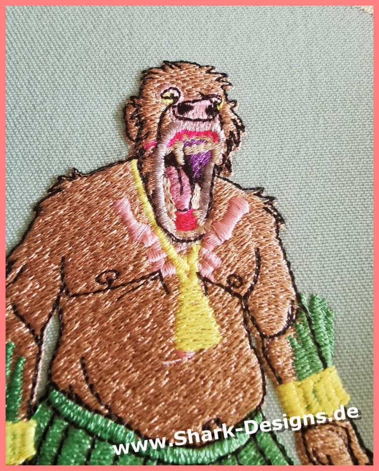 Embroidery file Eloko in 7 hungry sizes