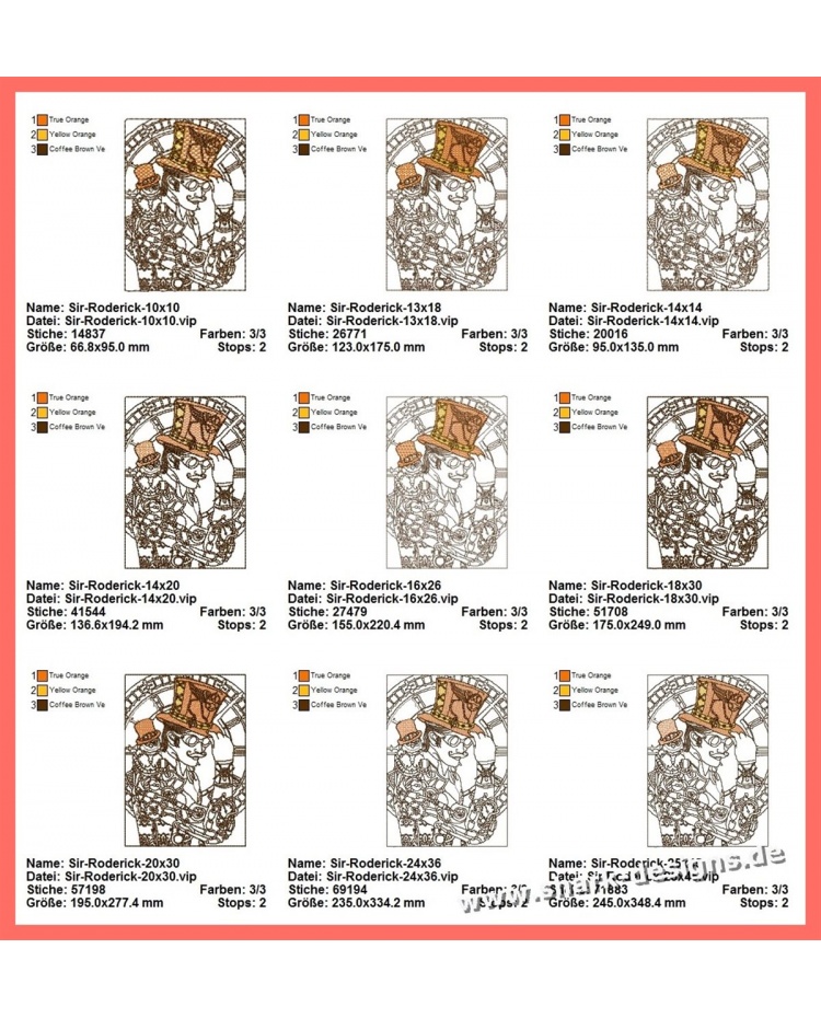 Format-Datei - Alle außer Dolls, Shark-Designs