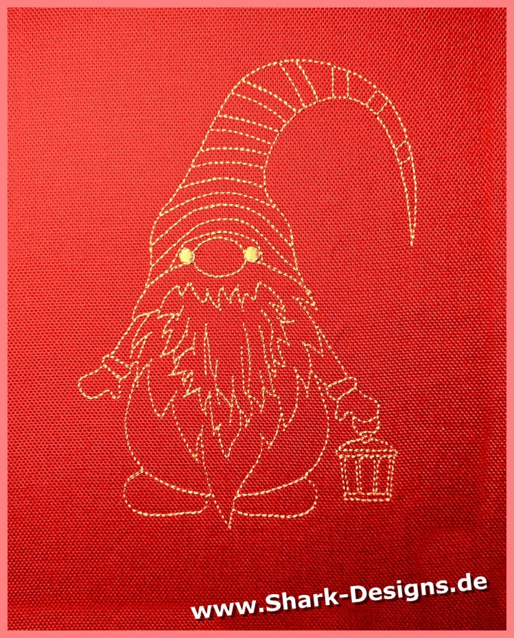 Embroidery files set Gnome Lines