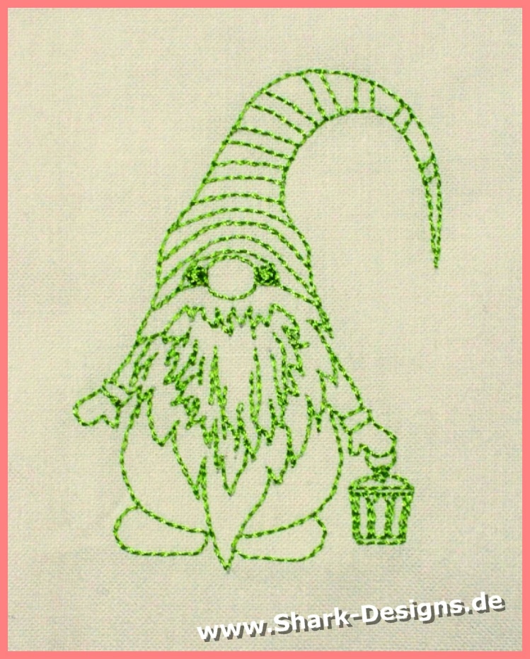 Embroidery files set Gnome Lines