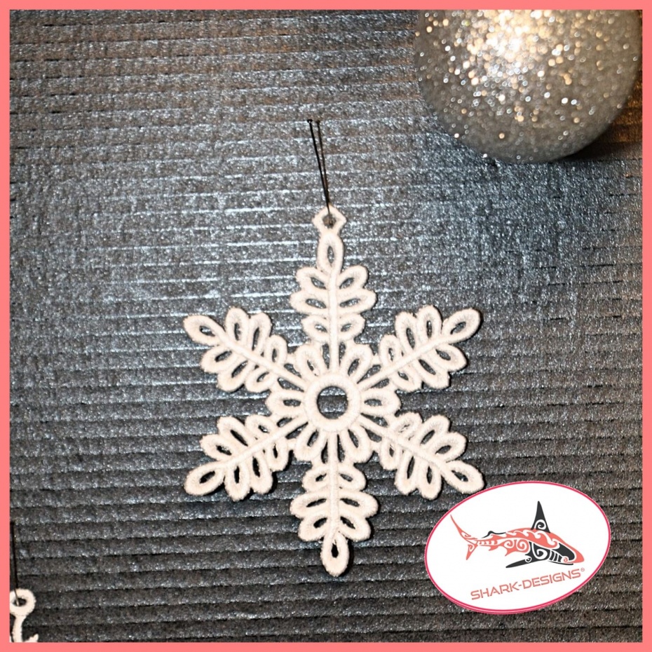 FSL Stickdateien Set Schneeflocken 1