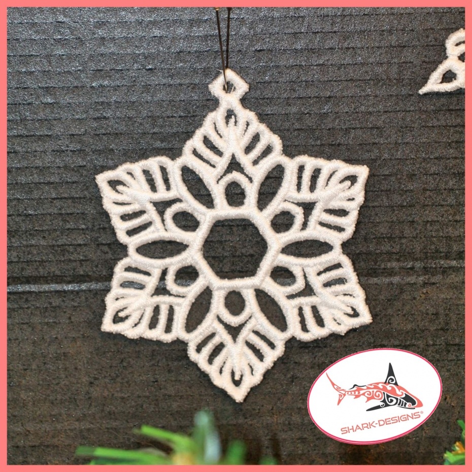 FSL Stickdateien Set Schneeflocken 1