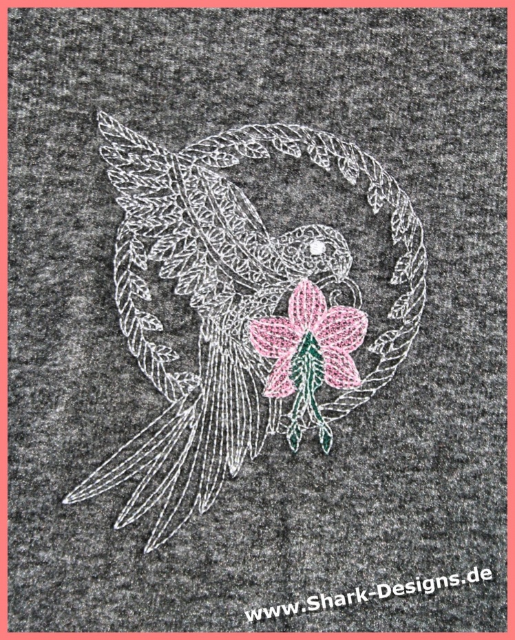 Embroidery file Zen Parrot