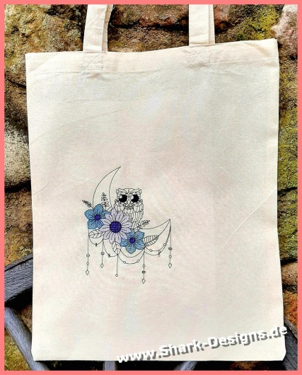 Stickdatei Eule Leila