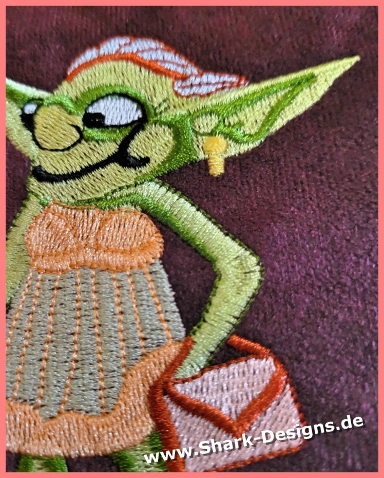 Embroidery file Goblin couple in 7 very much in love sizes