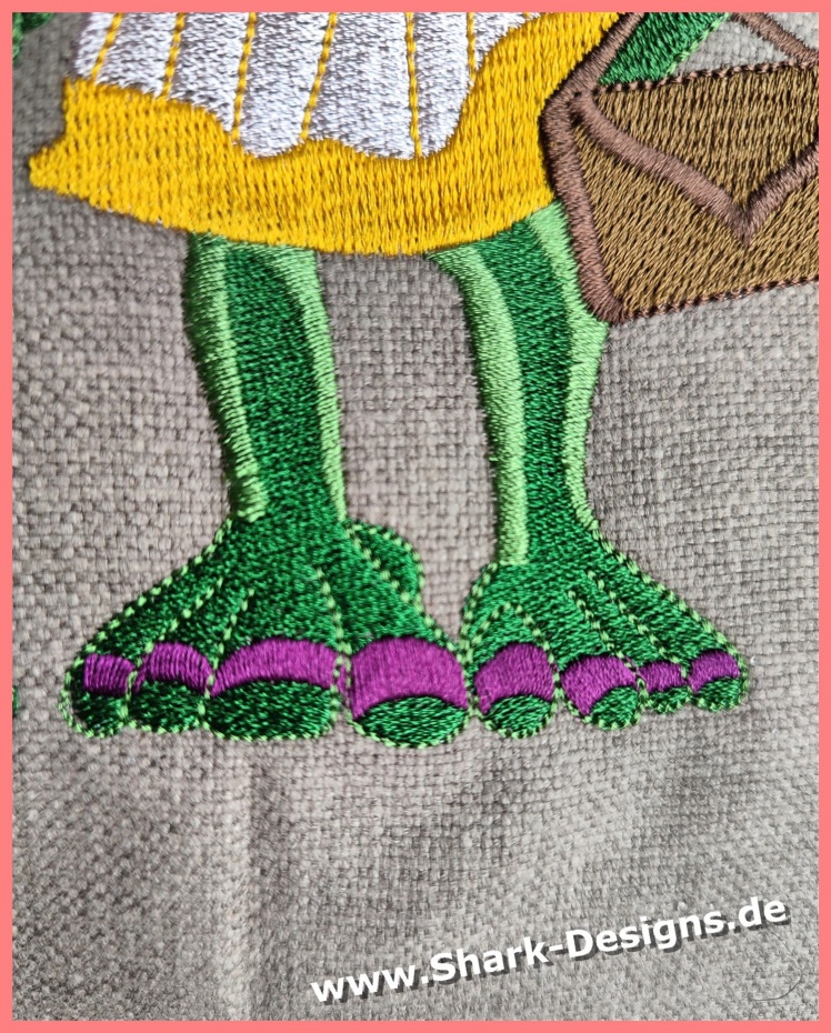 Embroidery file Goblin couple in 7 very much in love sizes