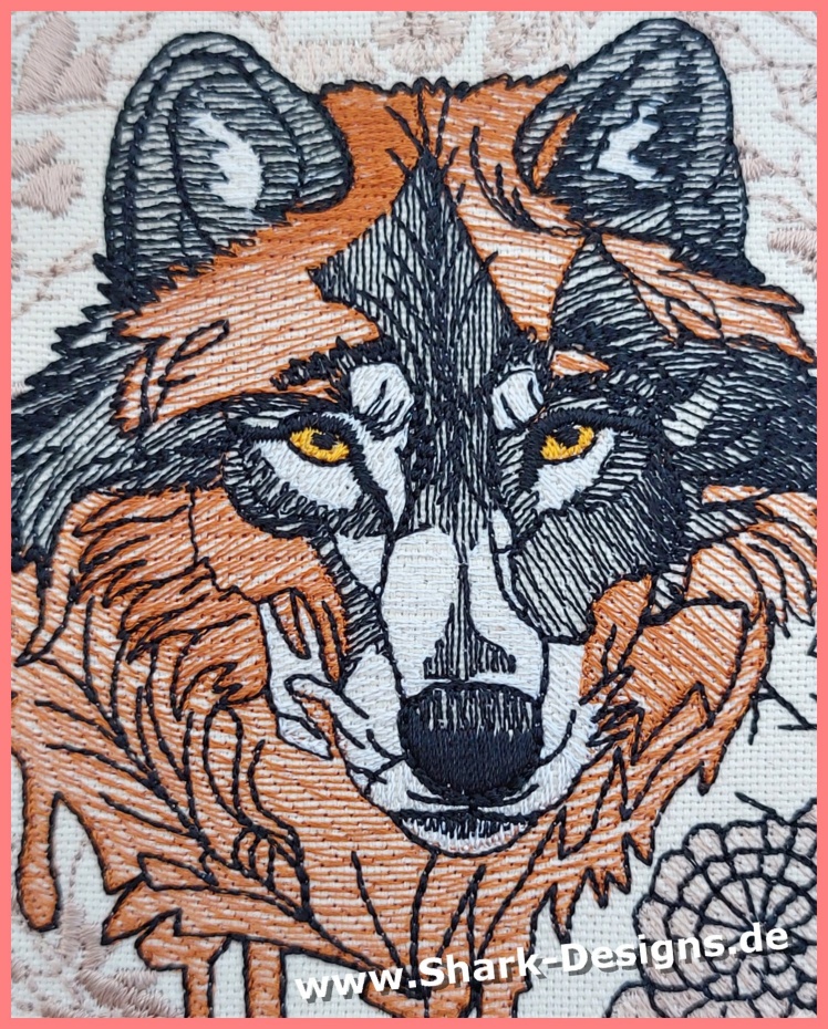 Stickdatei Indigo Wolf