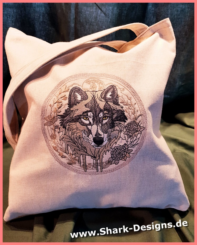 Stickdatei Indigo Wolf