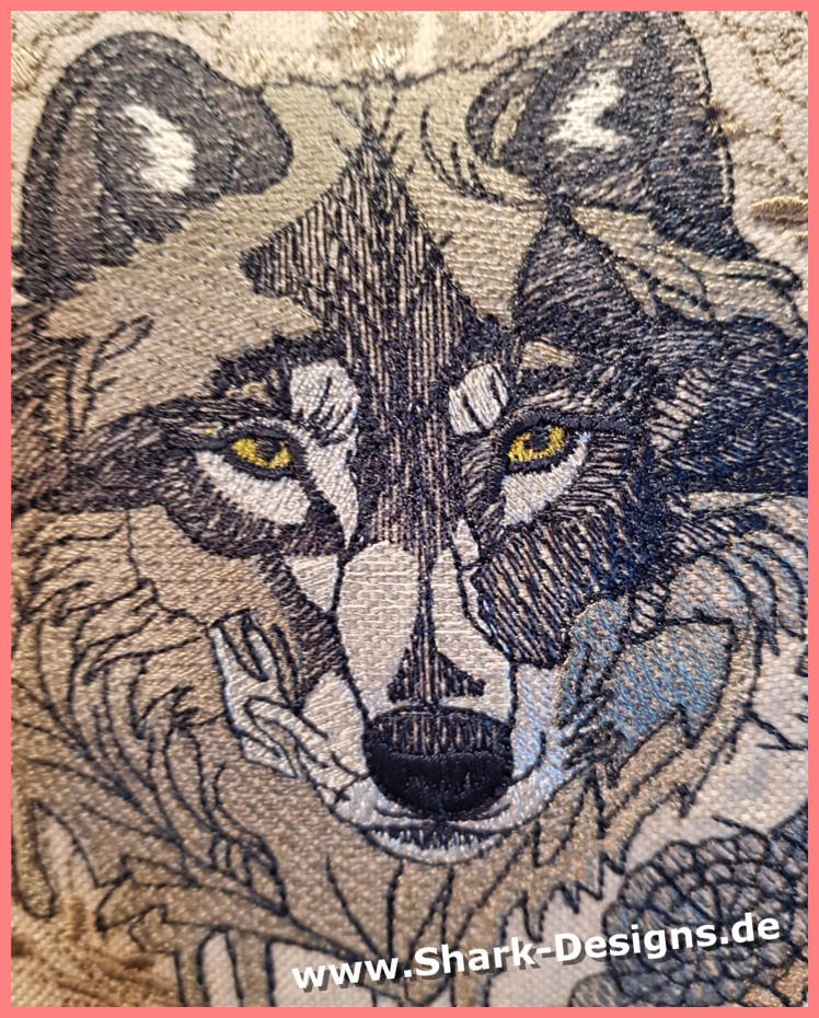 Stickdatei Indigo Wolf