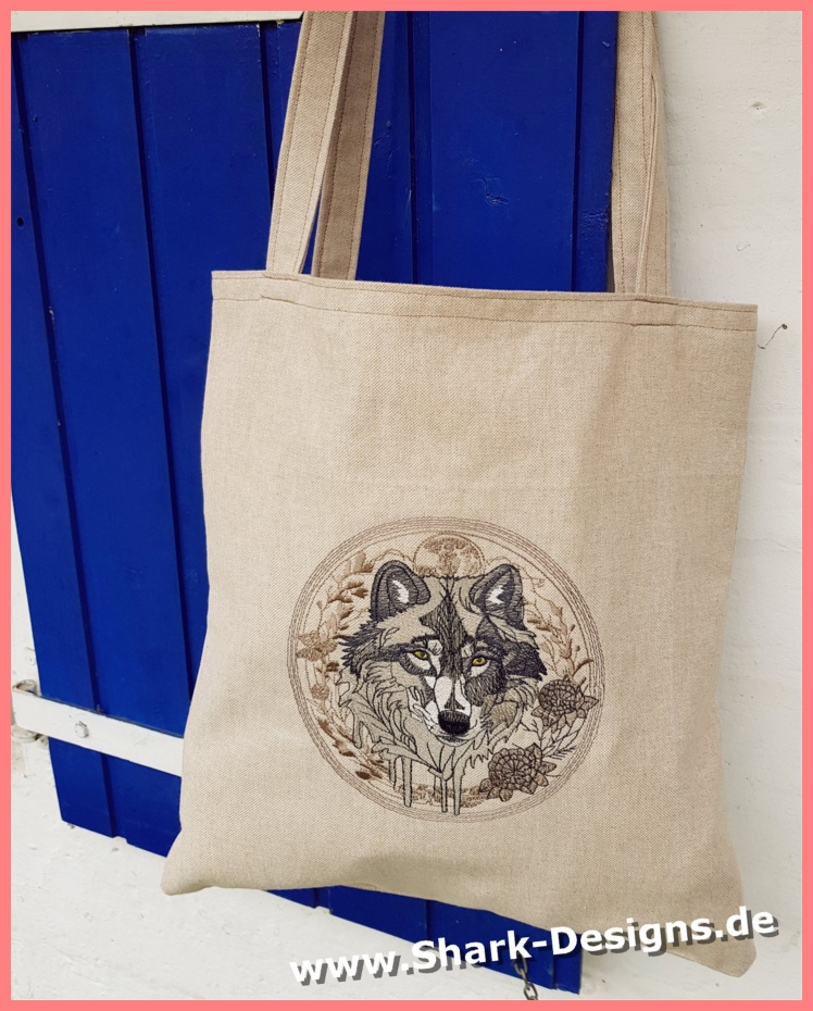 Stickdatei Indigo Wolf