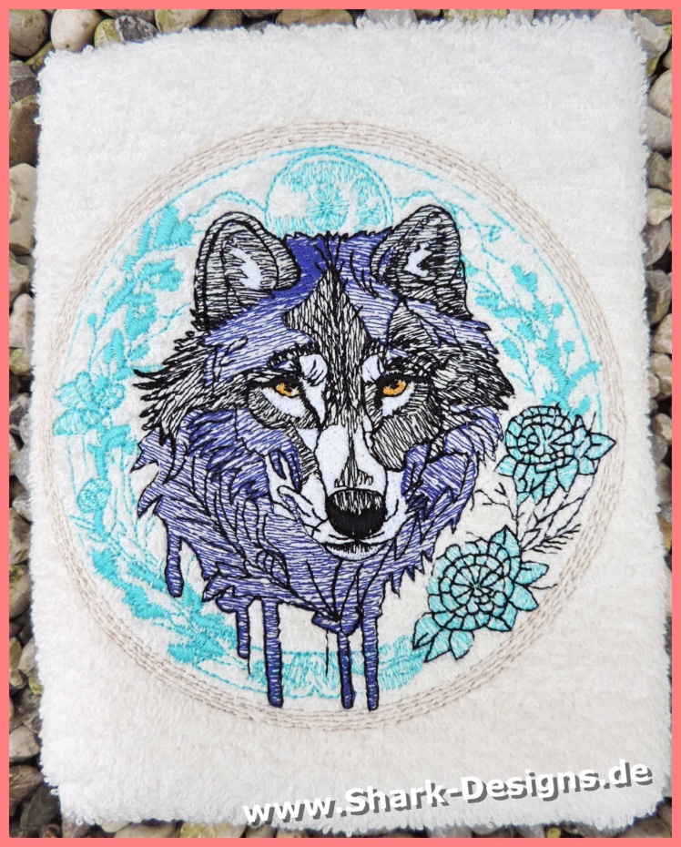 Stickdatei Indigo Wolf