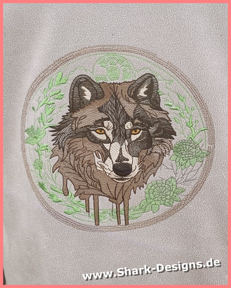 Stickdatei Indigo Wolf