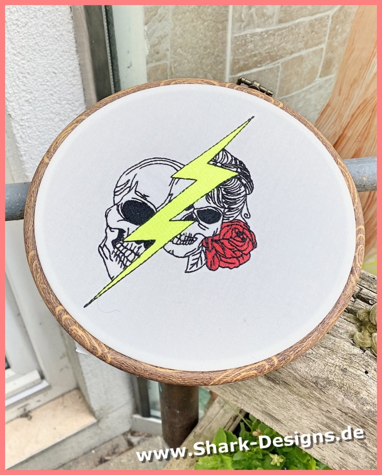 Stickdatei Ehekrach - quick and easy
