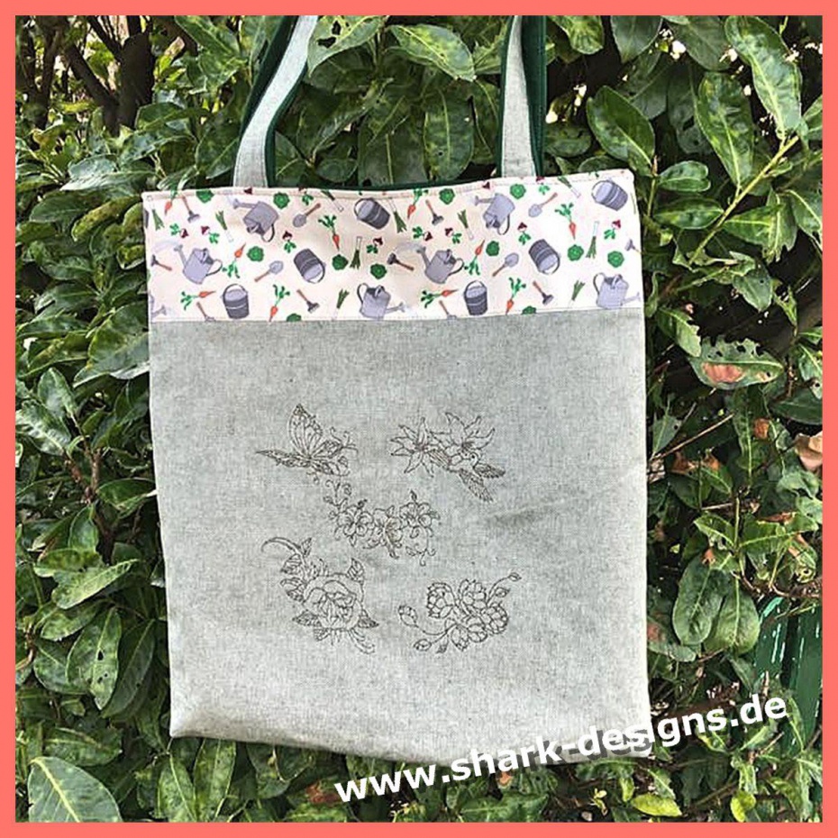 Stickdatei Kleine Blumen, 4 schnell gestickte, kleine Dateien