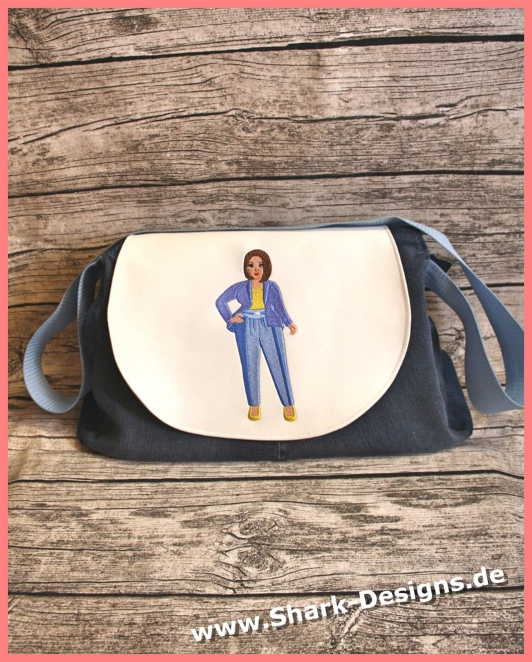 Embroidery file Curvy Fashion in 5 fancy sizes
